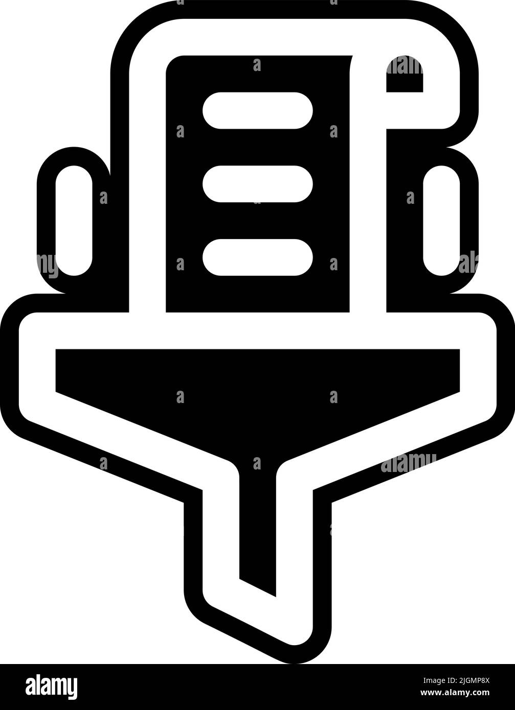 Data analysis mobile app glyph hi-res stock photography and images - Alamy