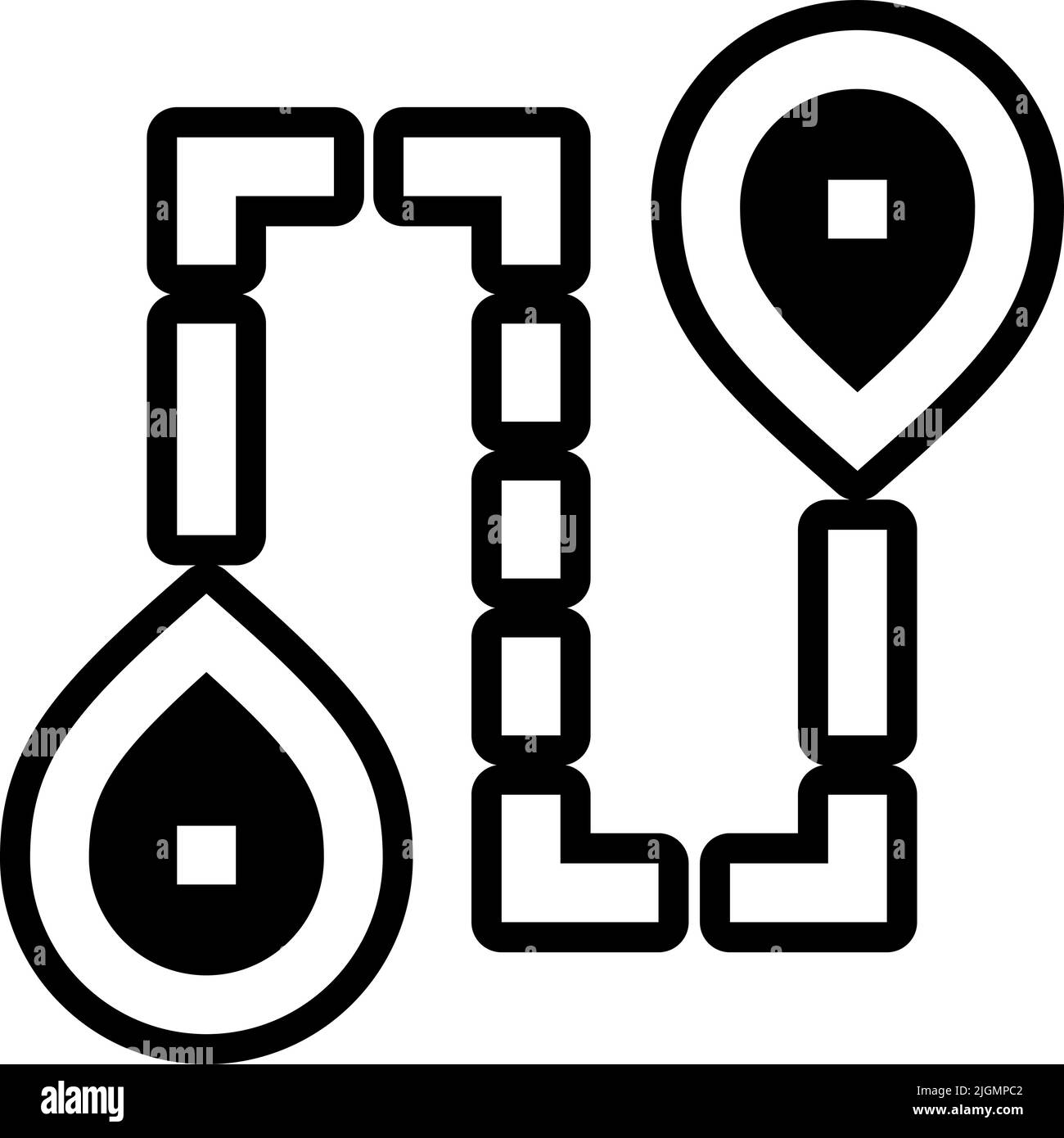 Public transportation route icon Stock Vector Image & Art - Alamy