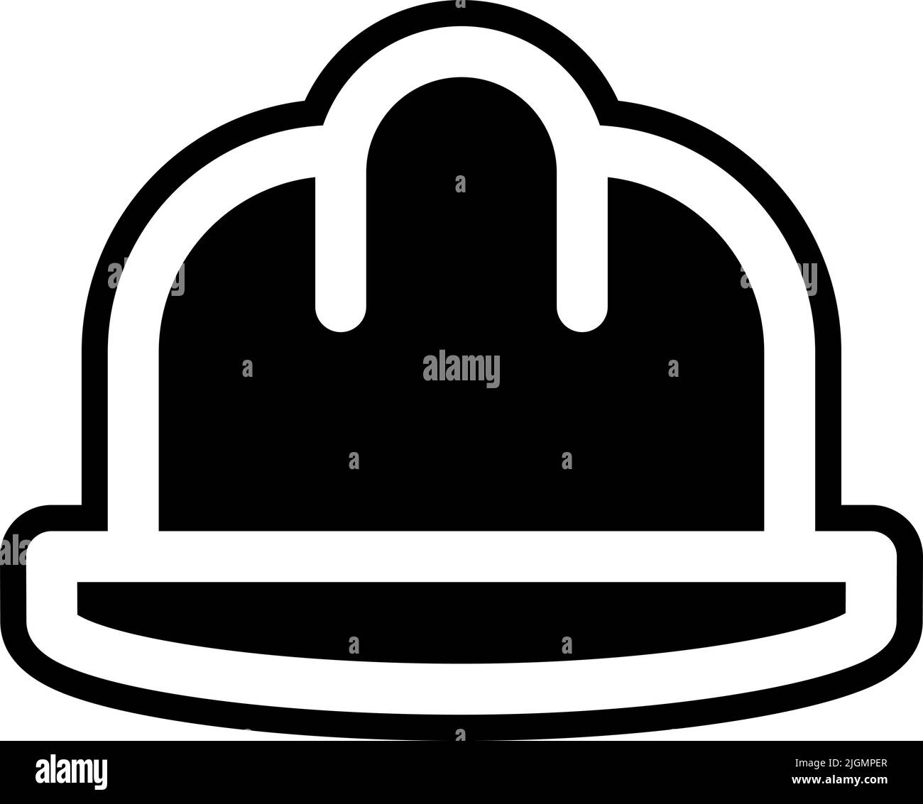 Construction industry helmet Black and White Stock Photos & Images - Alamy