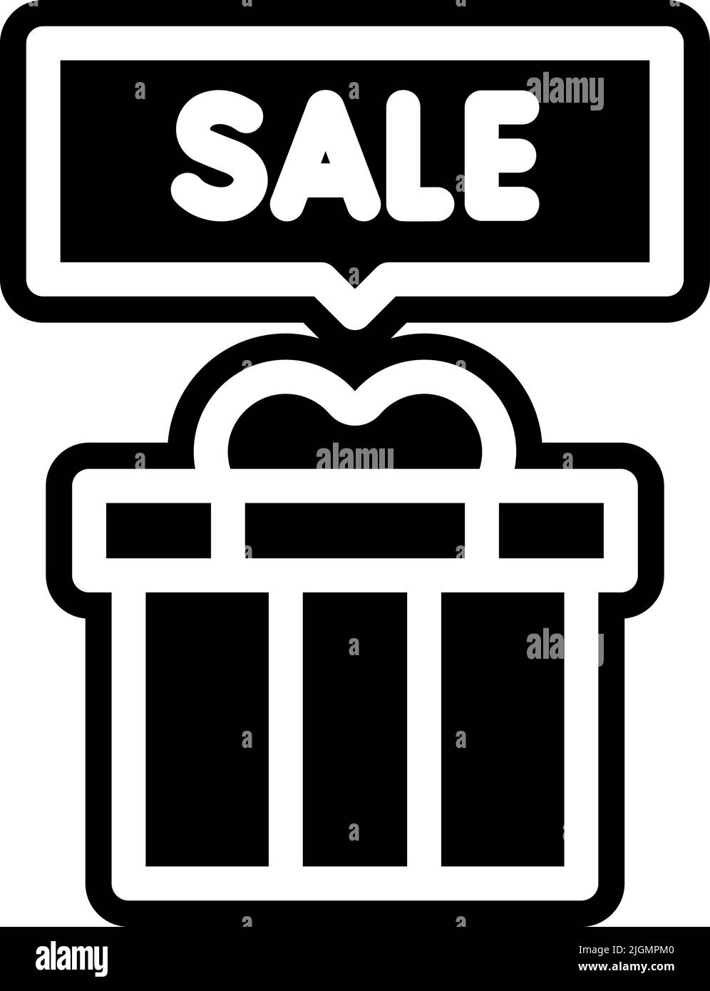Sales gift box icon Stock Vector Image & Art - Alamy