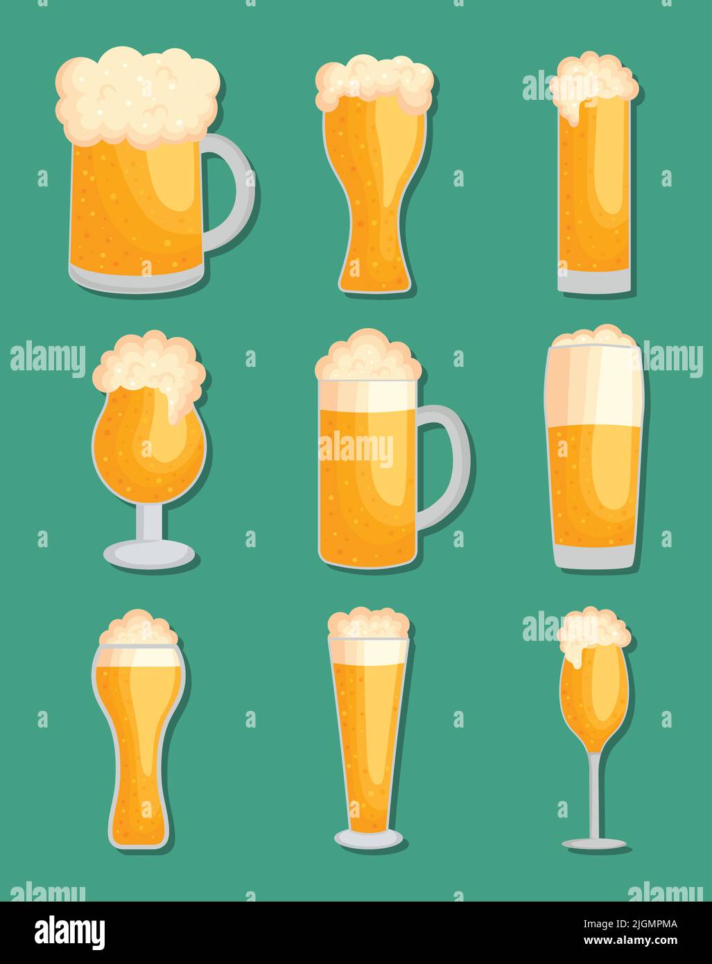 Brewing beers Stock Vector Images - Alamy