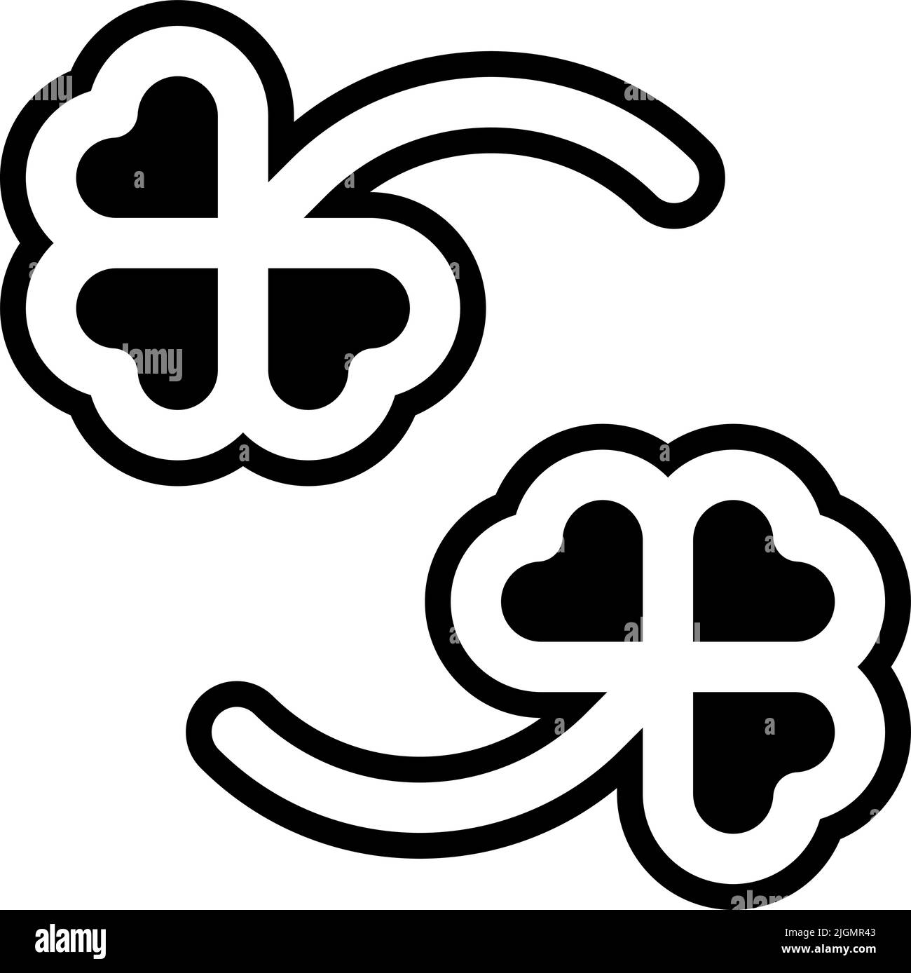 Spring clover icon Stock Vector Image & Art - Alamy