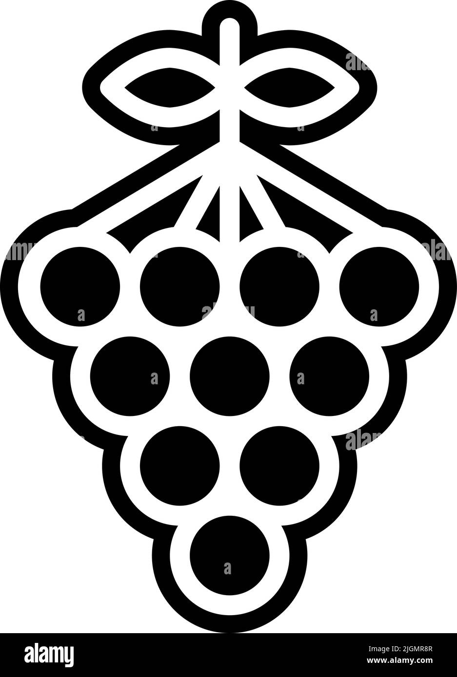 Black grape drawing hi-res stock photography and images - Alamy