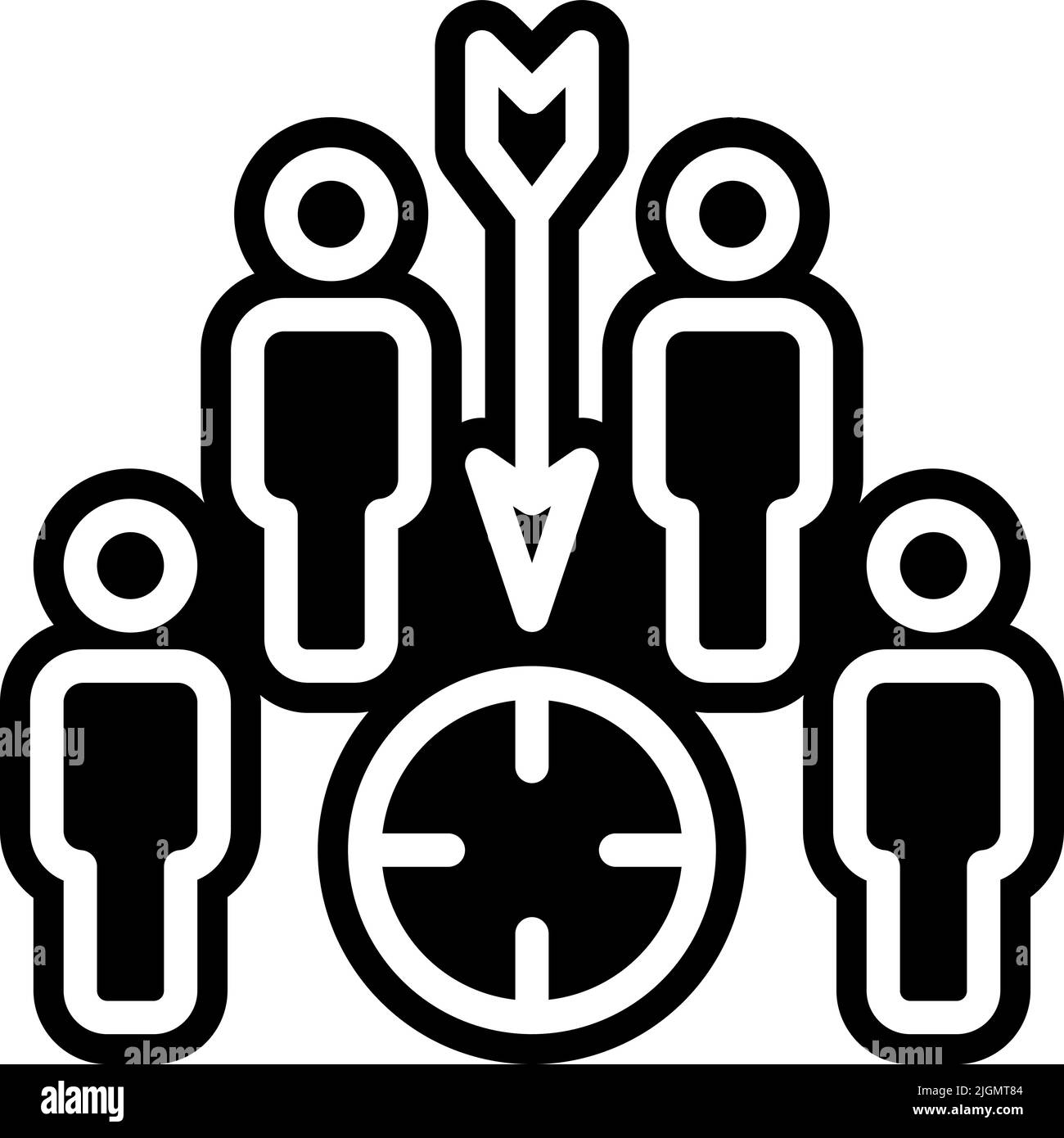 Strategic planning teamwork icon Stock Vector Image & Art - Alamy