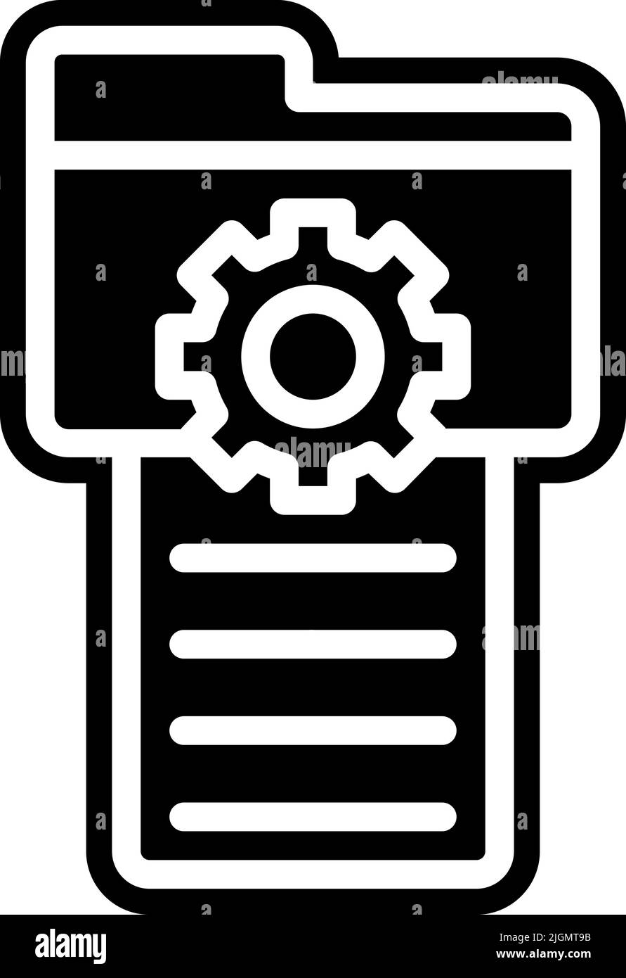 Strategic planning document icon Stock Vector Images - Alamy