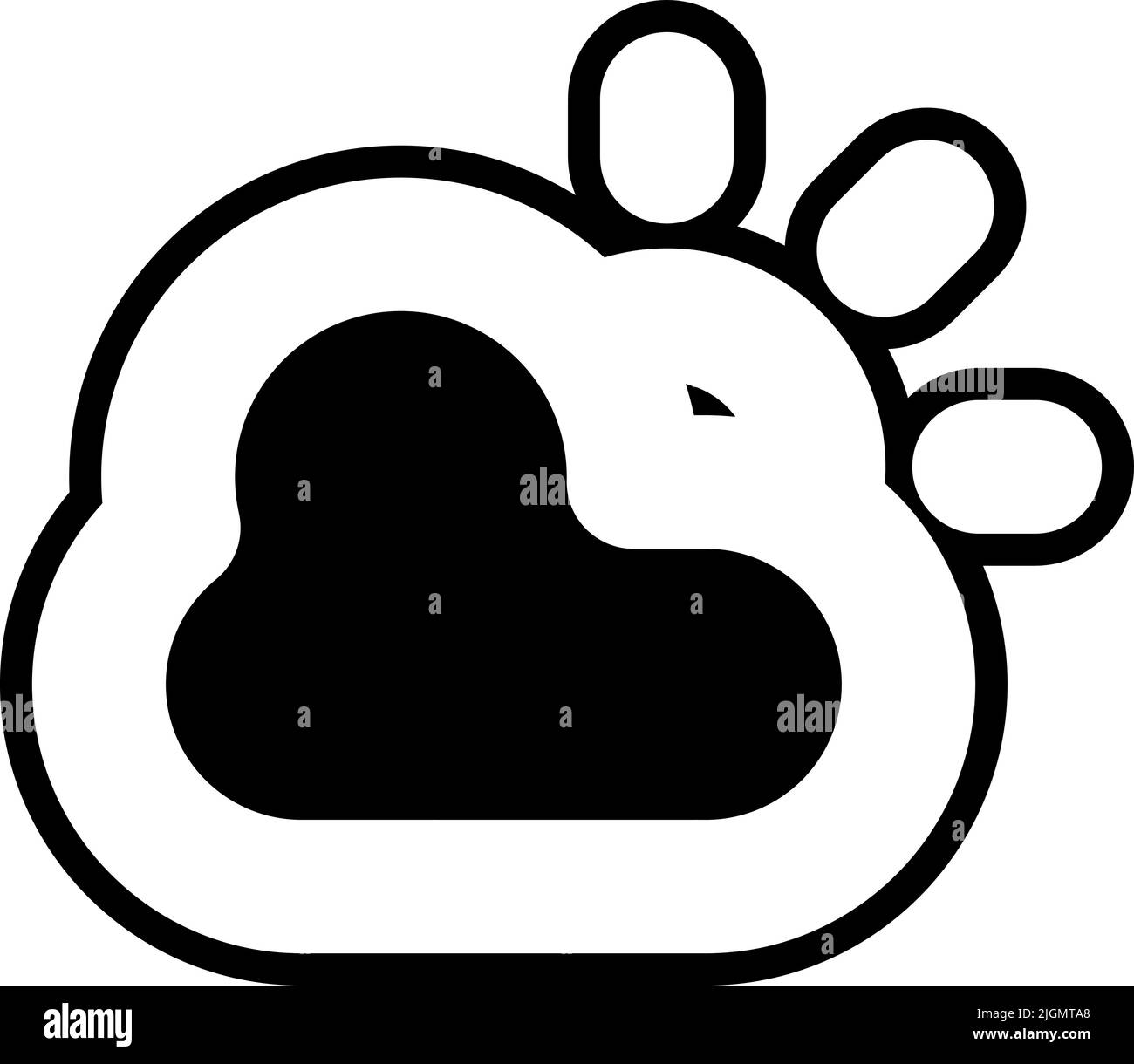 Spring season cloudy icon Stock Vector Image & Art - Alamy