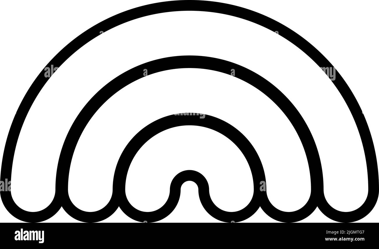 Spring season rainbow icon Stock Vector Image & Art - Alamy