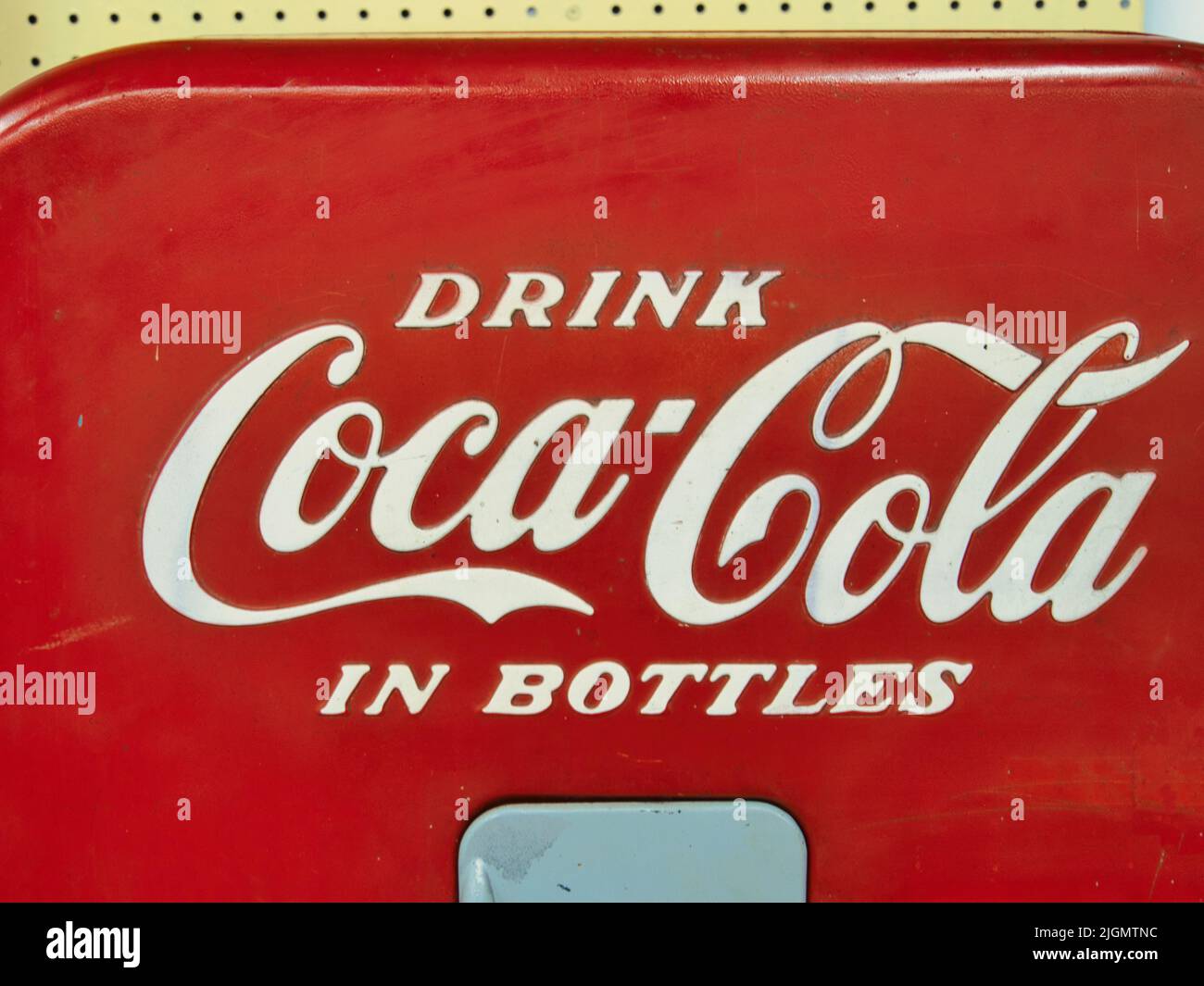 Red Coke Classic Sign for Collectors Stock Photo - Alamy