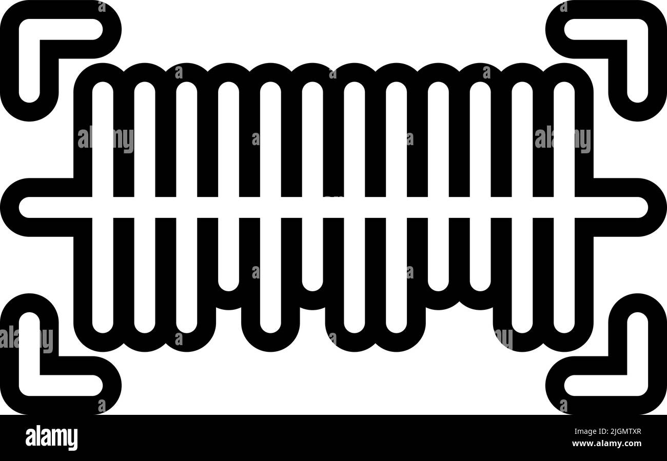 Supermarket barcode icon Stock Vector Image & Art - Alamy