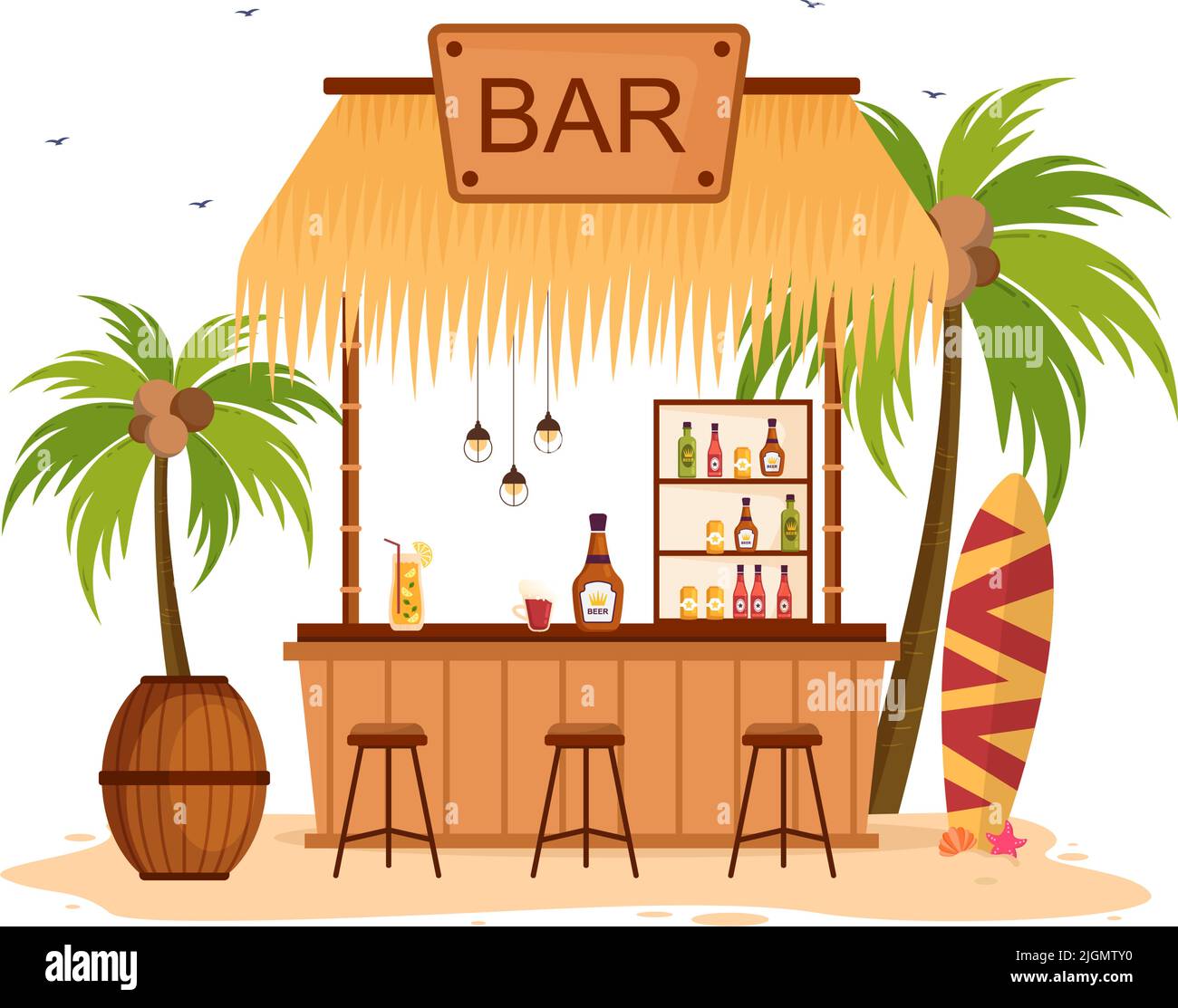 Pub seaside Stock Vector Images - Alamy