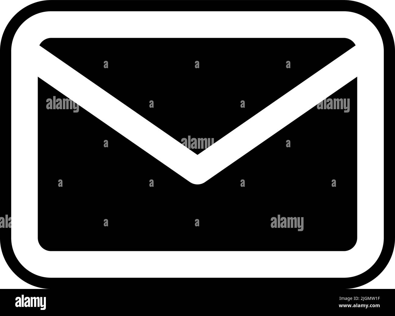 Ui closed envelope icon Stock Vector Image & Art - Alamy