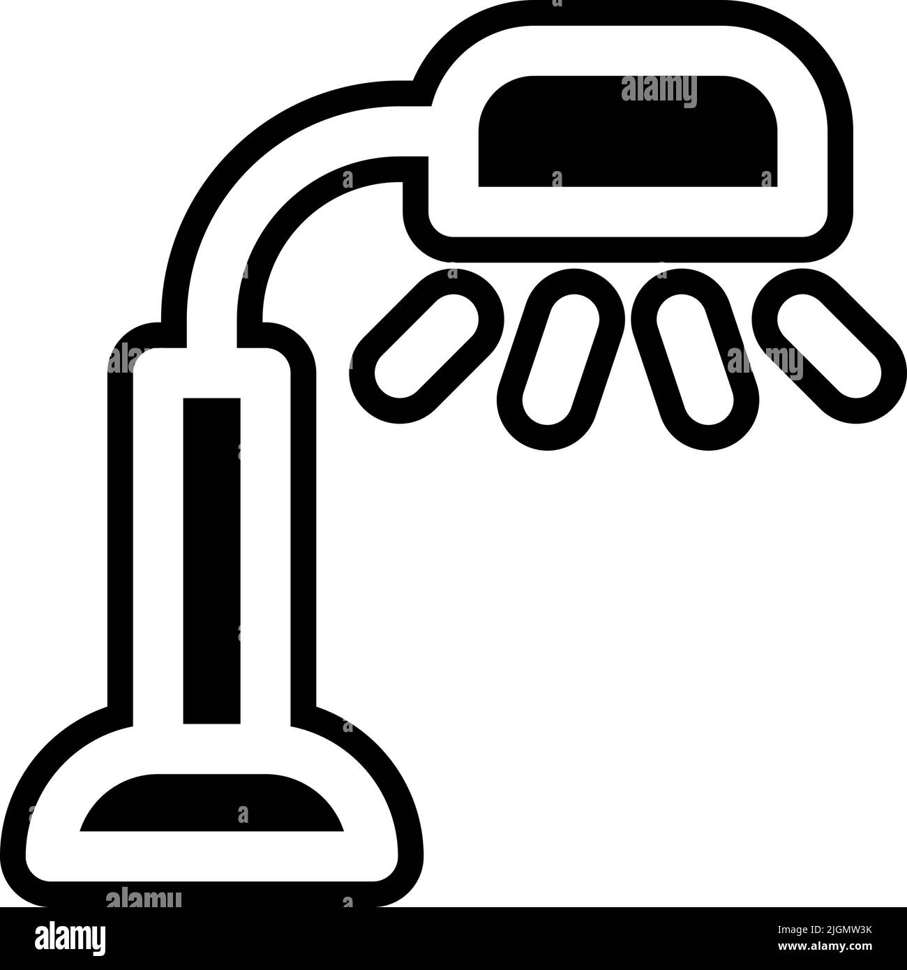 Modern led desk lamp Stock Vector Images - Alamy