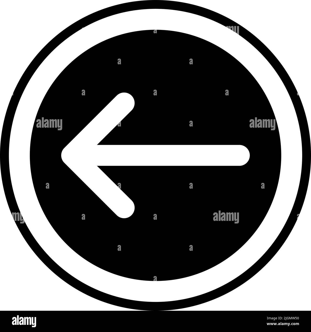 Ui arrow left icon Stock Vector Image & Art - Alamy
