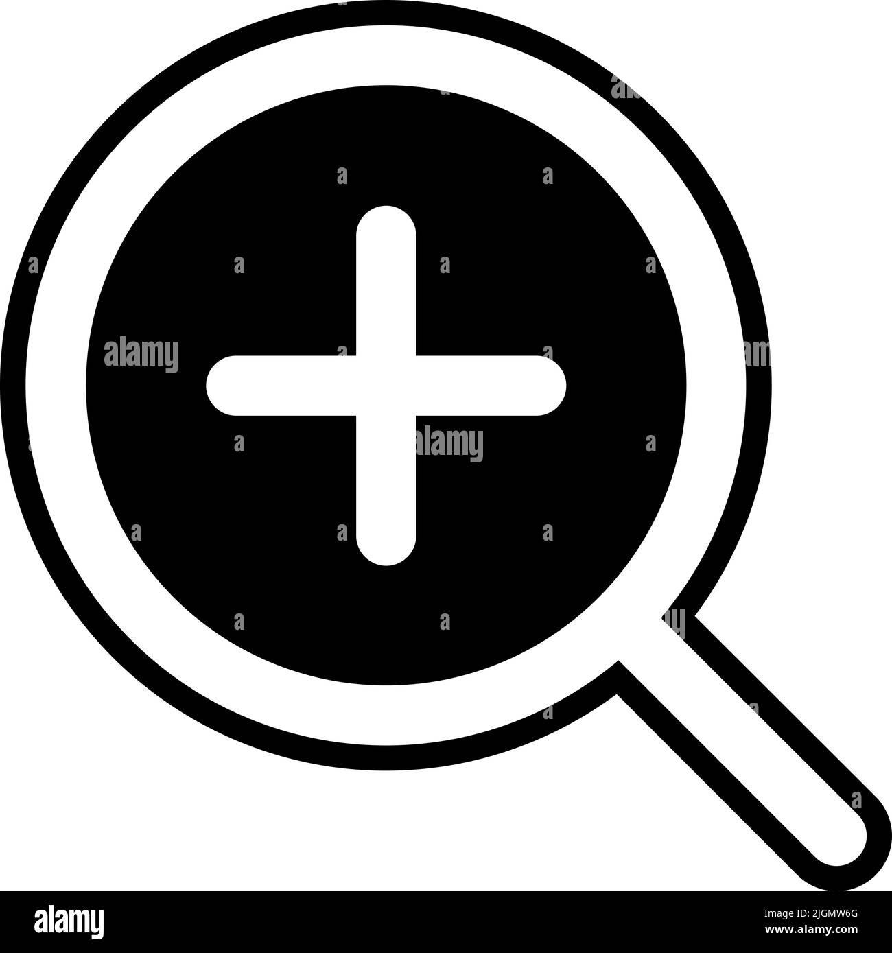 Ui zoom in icon Stock Vector Image & Art - Alamy