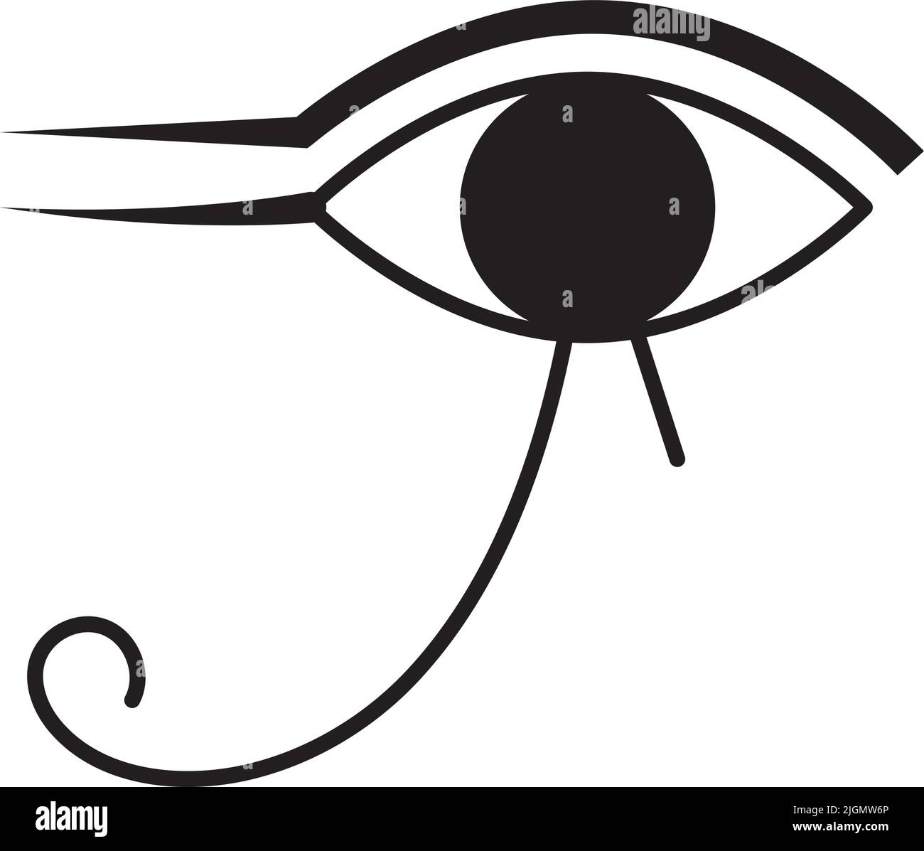 horus eye design Stock Vector Image & Art - Alamy