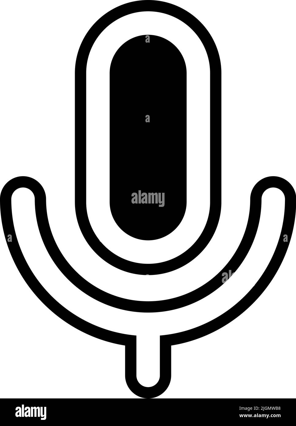 User interface microphone icon Stock Vector Image & Art - Alamy
