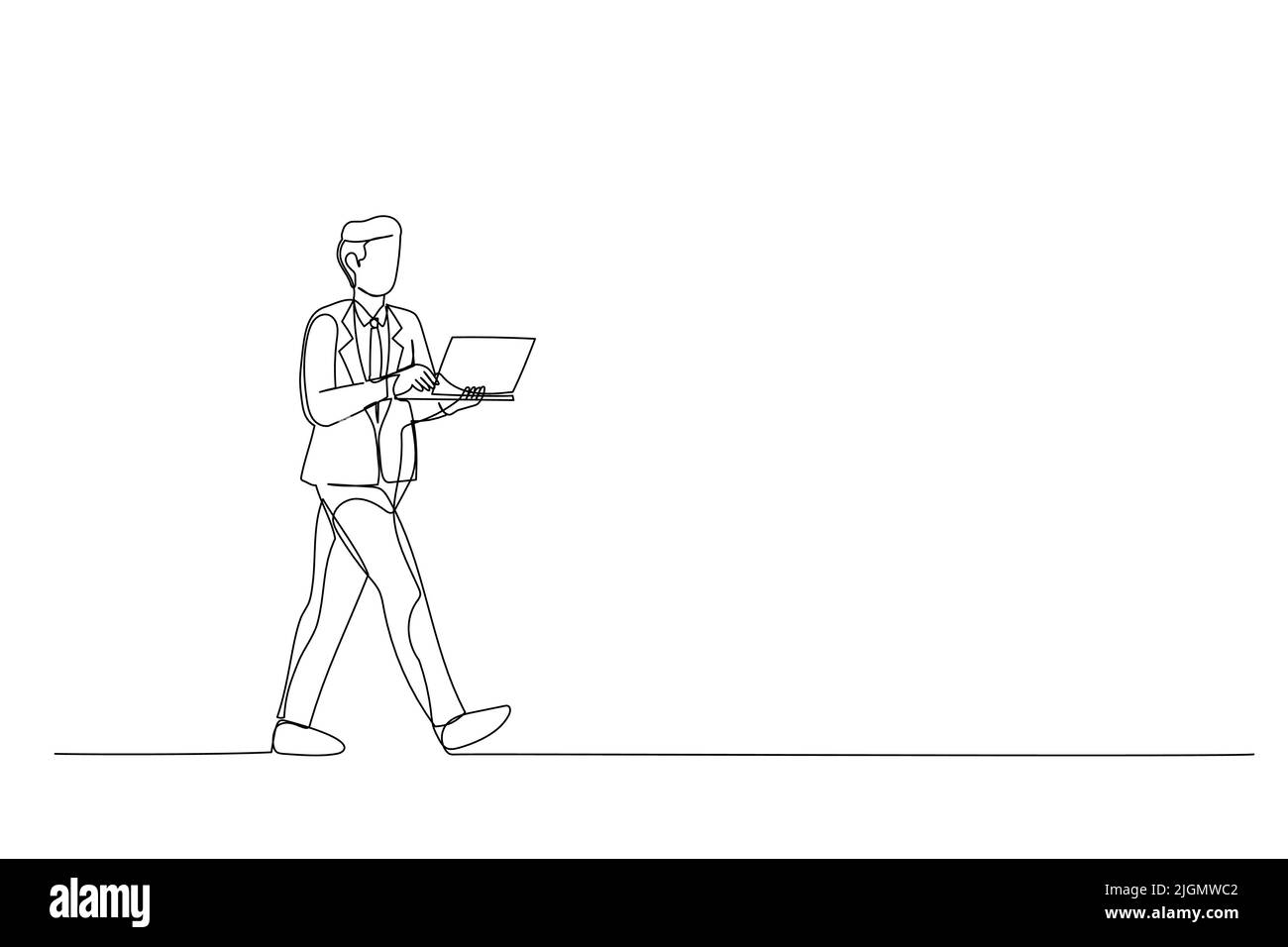 Drawing positive young business Stock Vector Images - Alamy