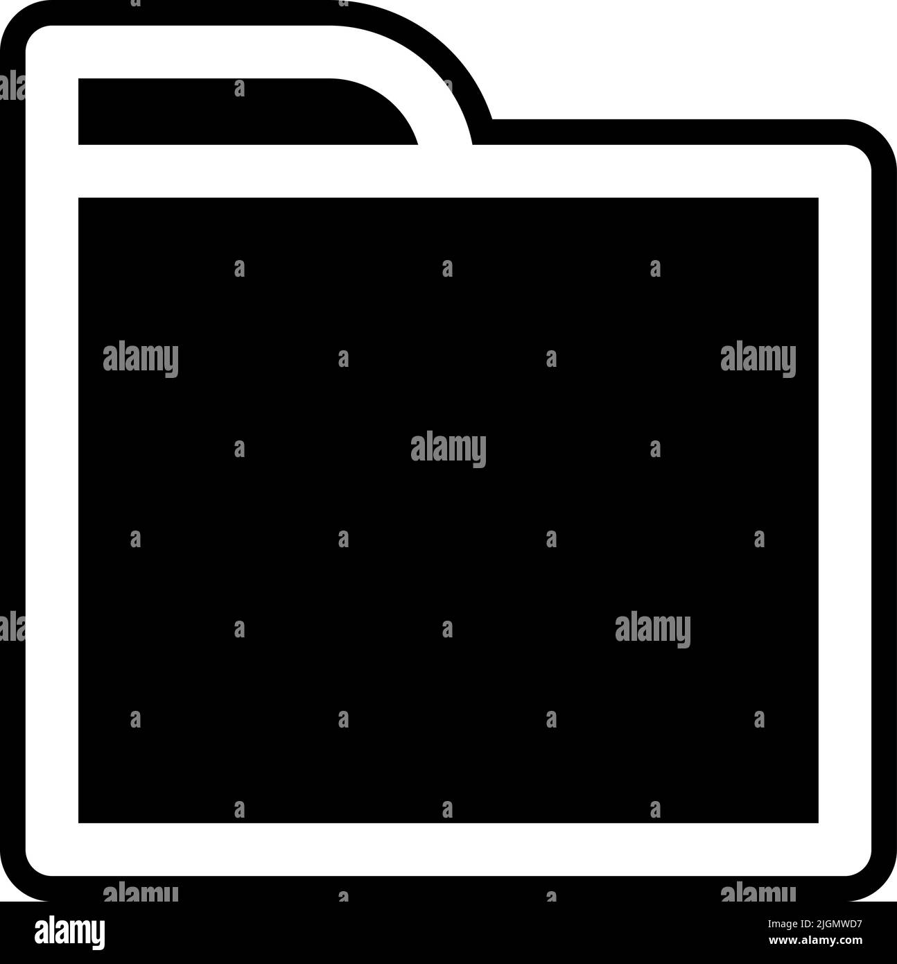 User interface folder icon Stock Vector Image & Art - Alamy