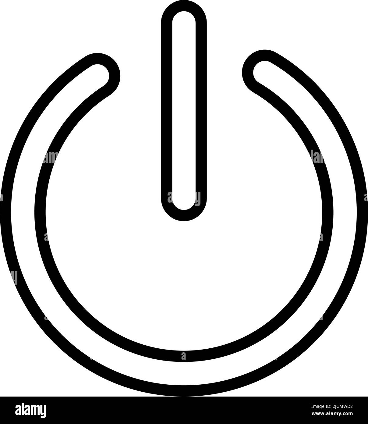 User interface power button icon Stock Vector Image & Art - Alamy