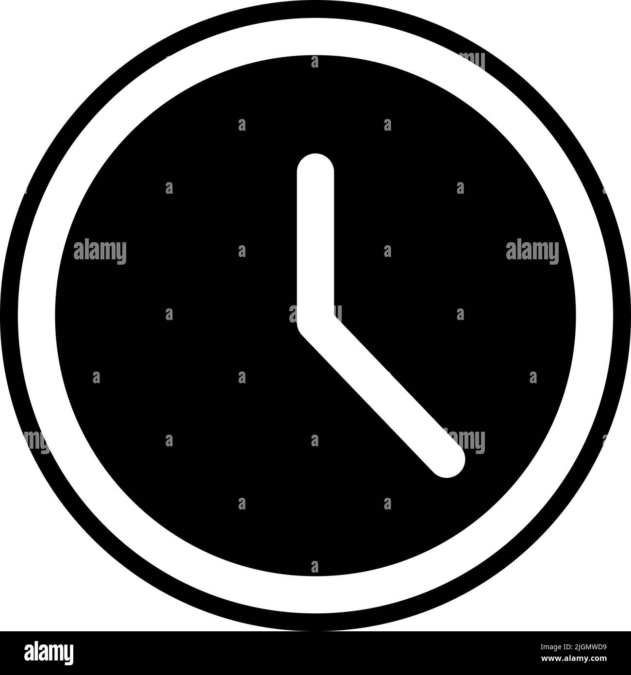 User interface clock icon Stock Vector Image & Art - Alamy