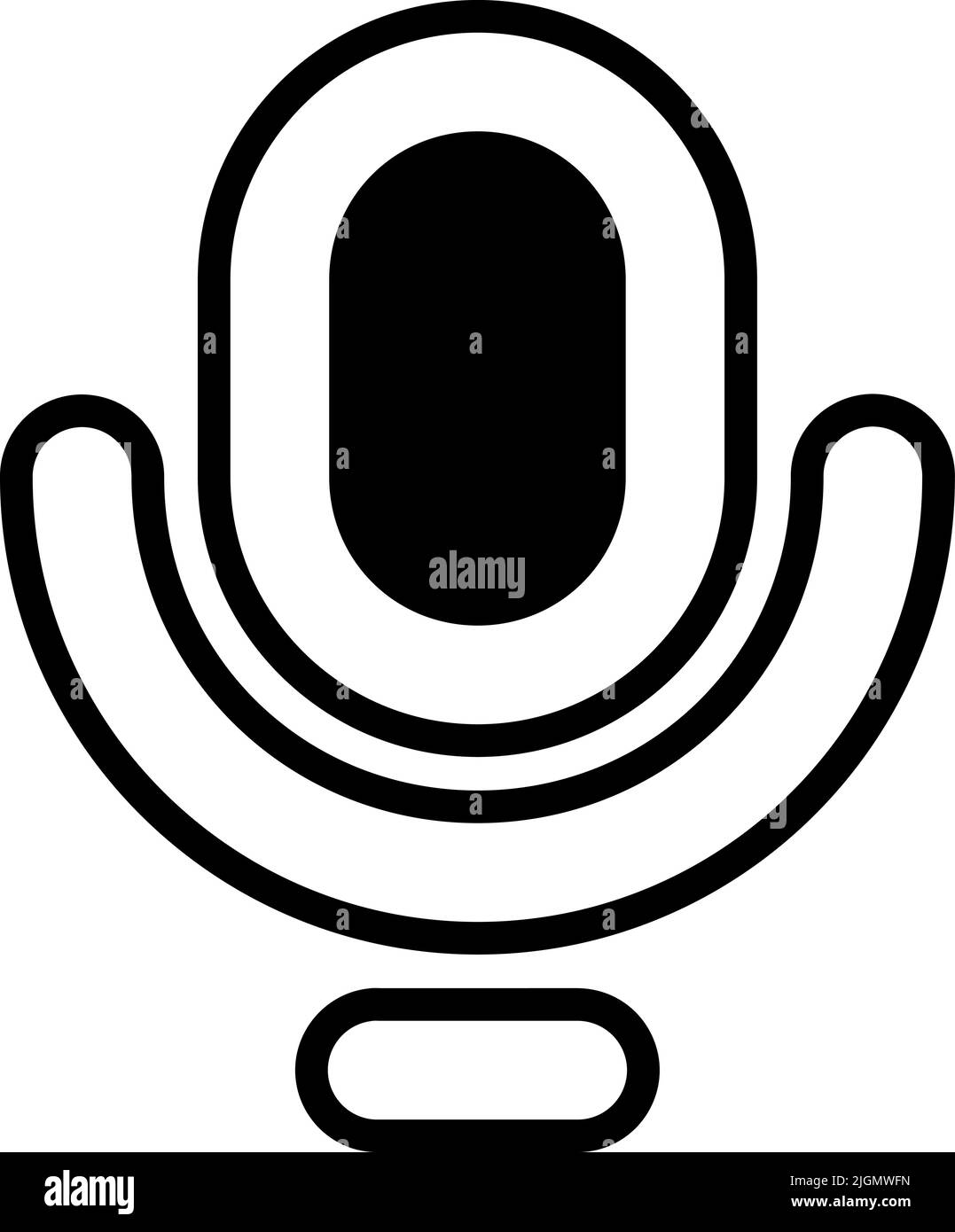 User interface microphone icon Stock Vector Image & Art - Alamy