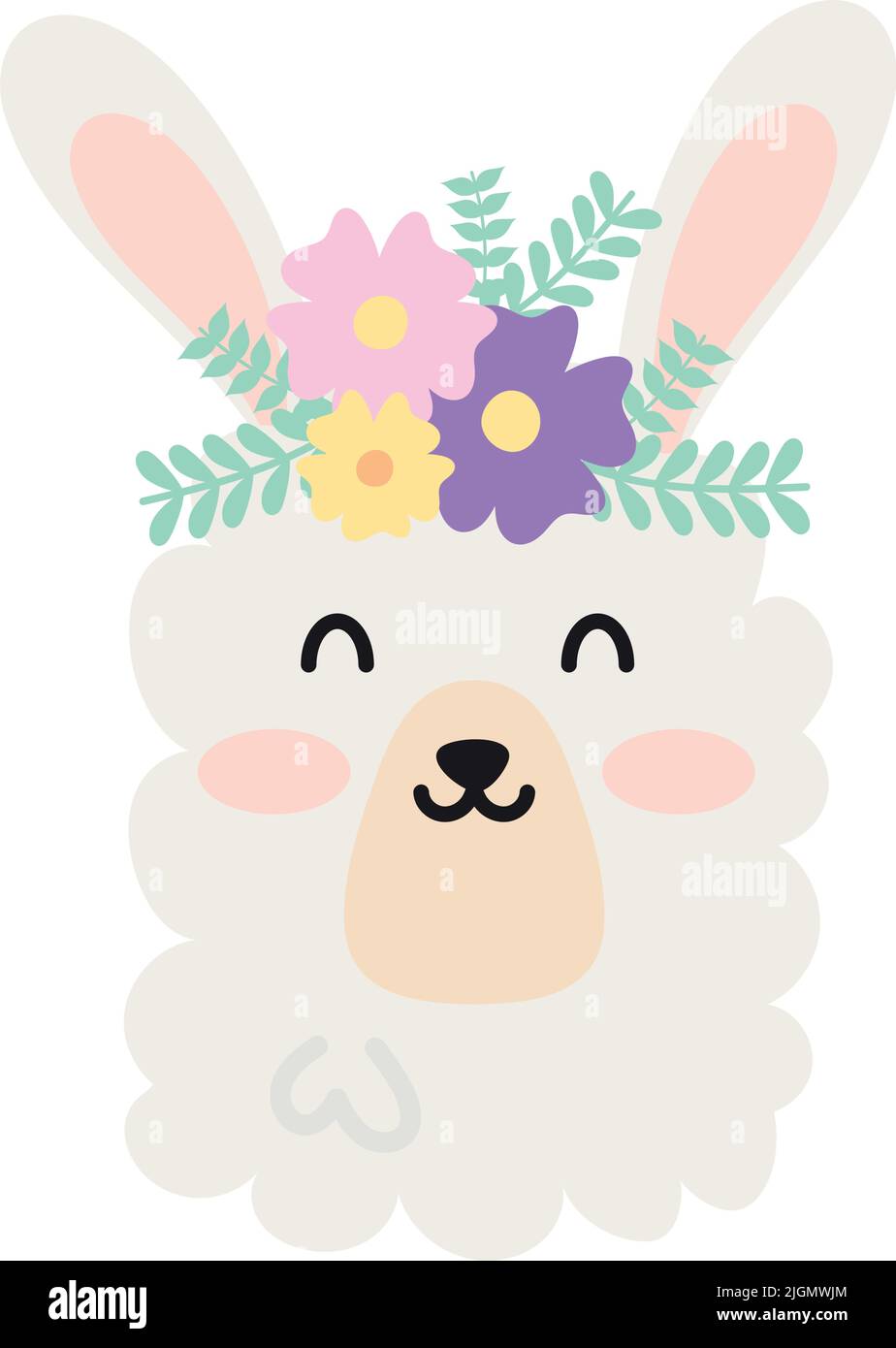 llama face image Stock Vector Image & Art - Alamy