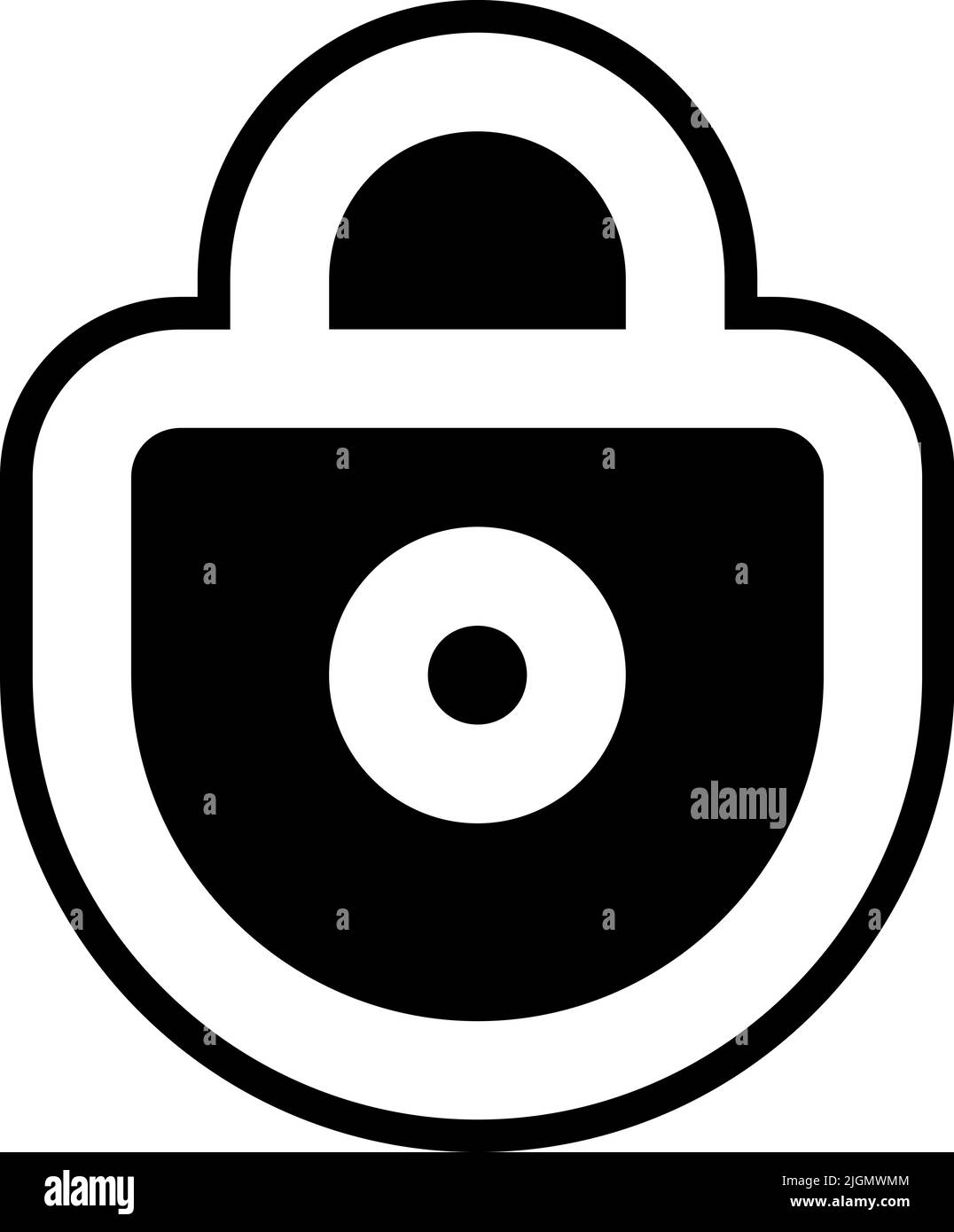 Digital padlock personal information Black and White Stock Photos ...