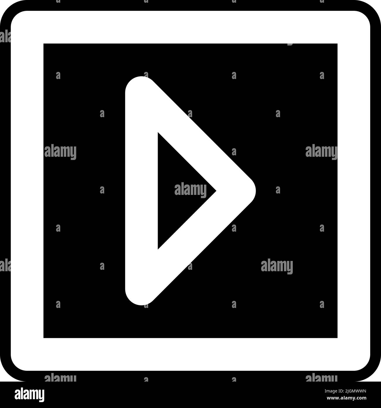 Music player interface frame Black and White Stock Photos & Images - Alamy