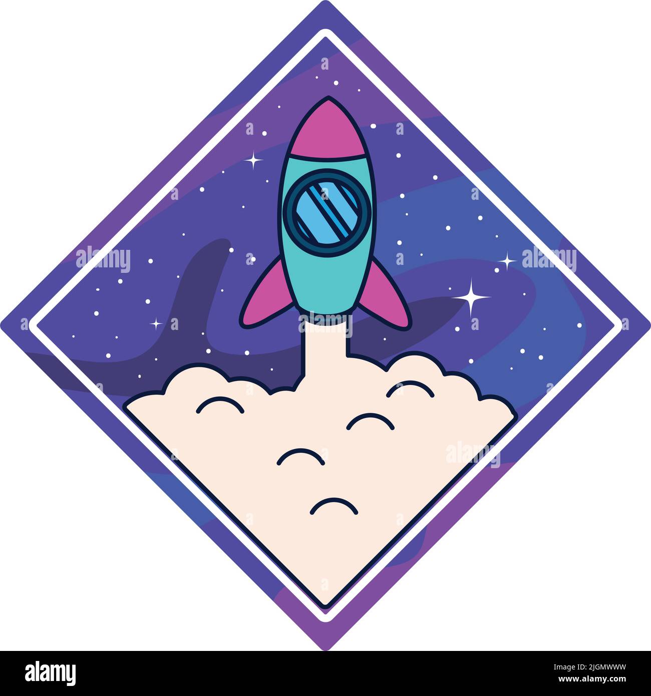 space emblem design Stock Vector Image & Art - Alamy