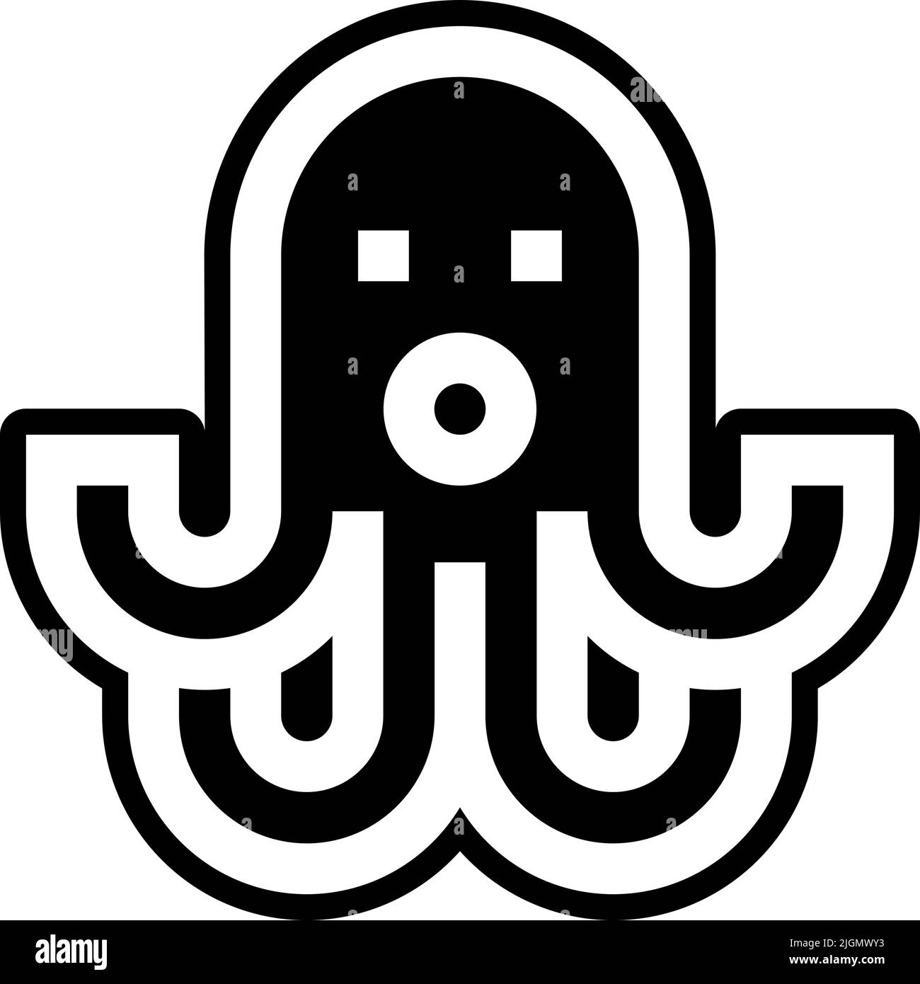 Wildlife octopus icon Stock Vector Image & Art - Alamy
