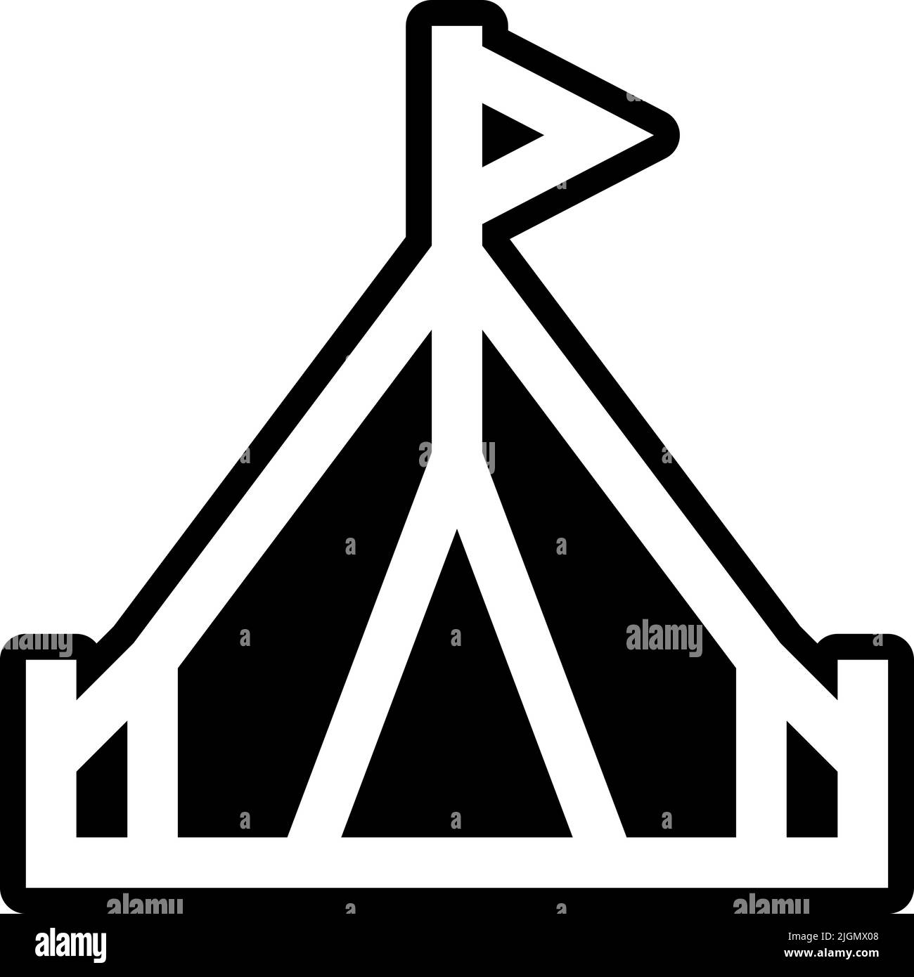 Vintage camping outdoor adventure Black and White Stock Photos & Images ...