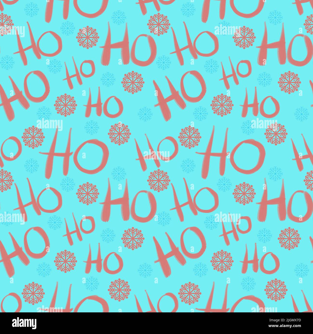 Christmas seamless Santa ho ho ho pattern for new year gifts and ...