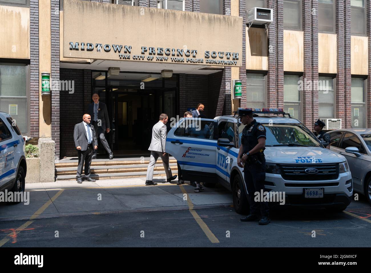 New York City, USA. 11th July, 2022. NYPD detectives brought out Kabal ...