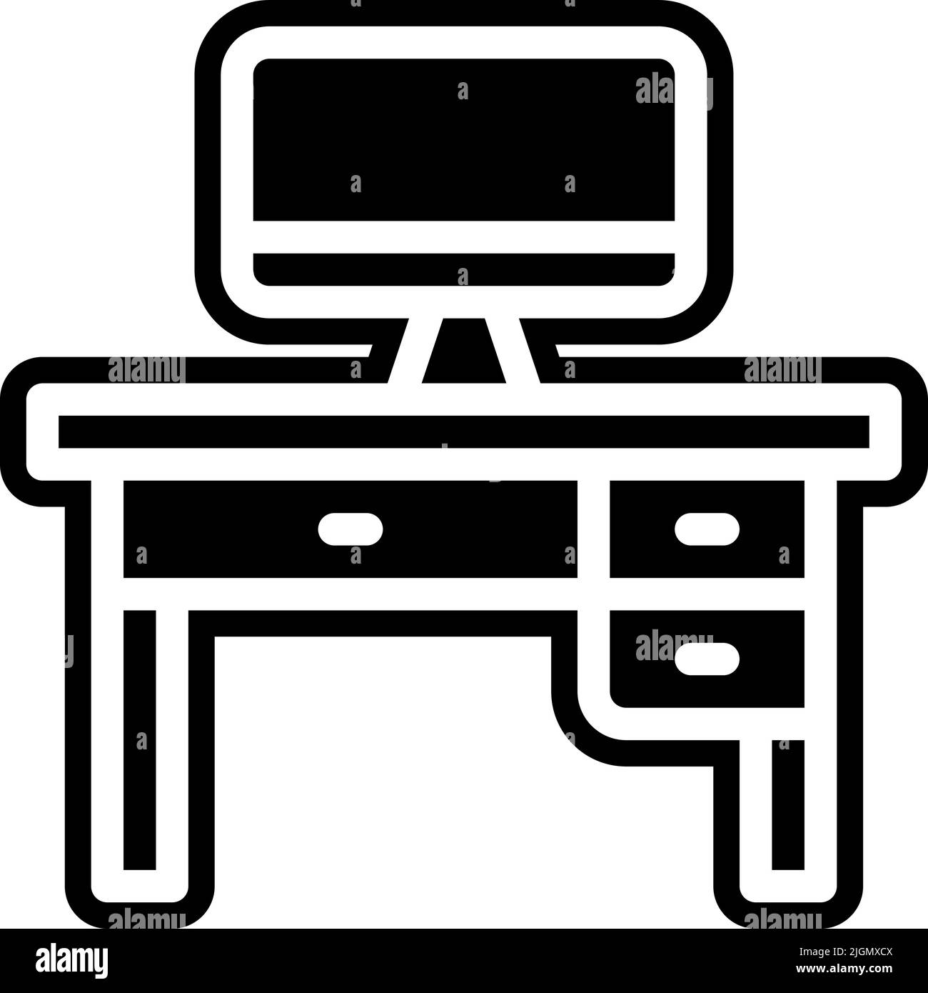 Work from home workplace icon Stock Vector Image & Art - Alamy