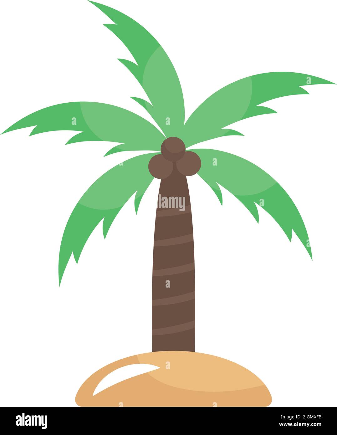 coconut palm design Stock Vector Image & Art - Alamy