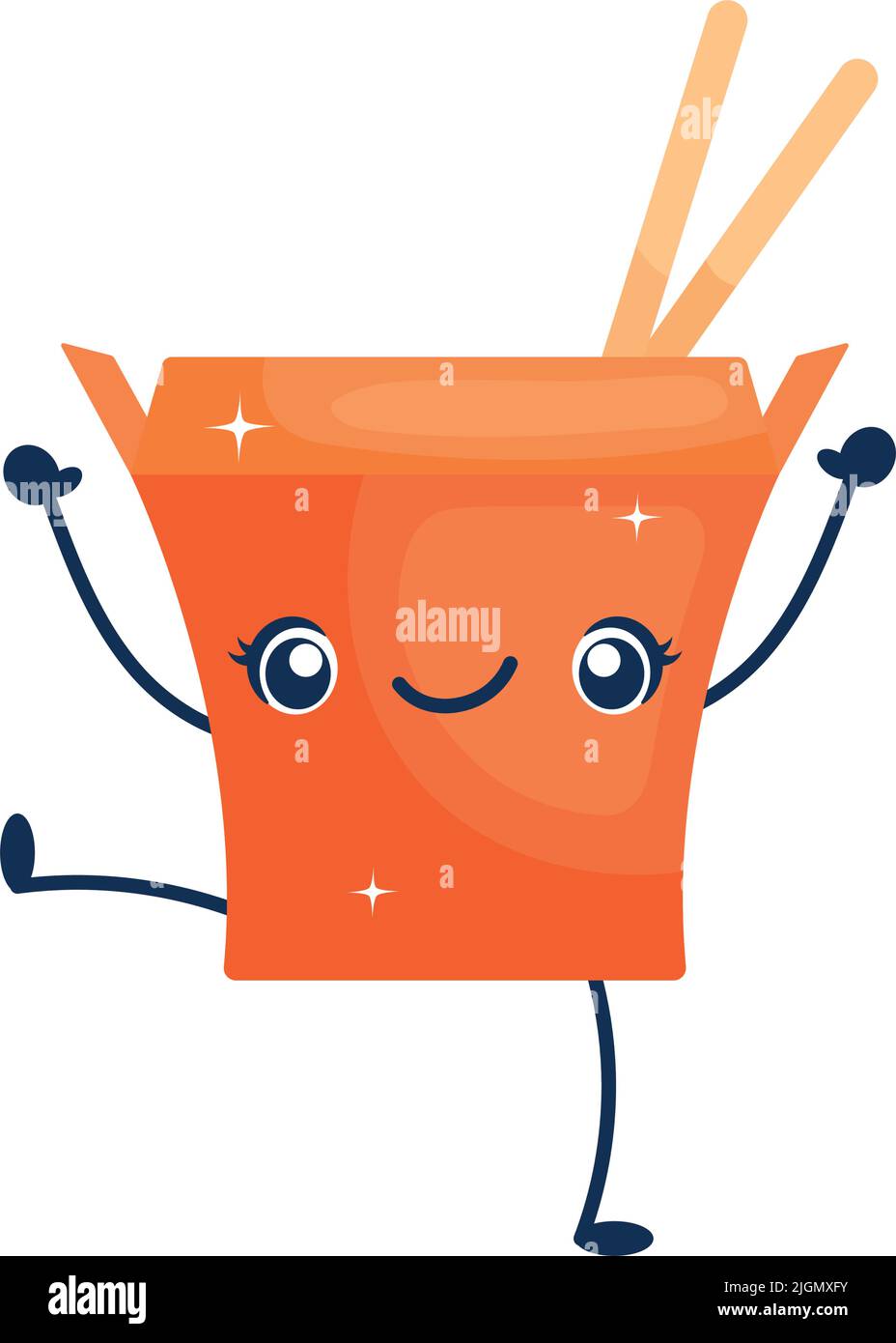 Noodles in box vector Stock Vector Images - Alamy