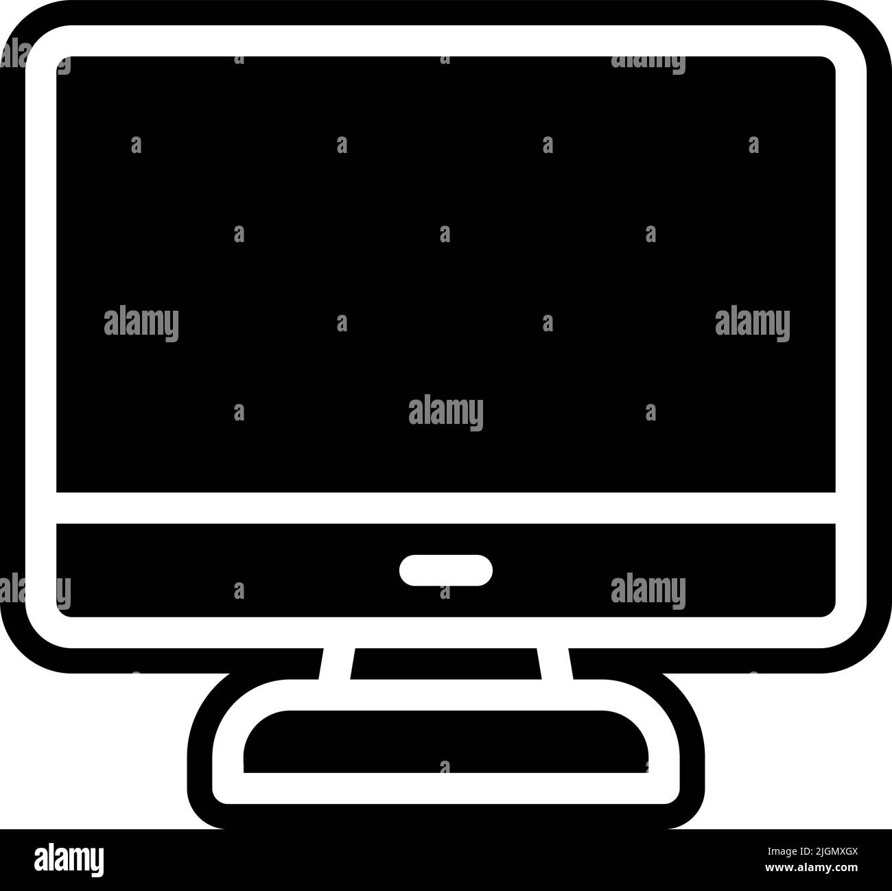 Room computer monitor Black and White Stock Photos & Images - Alamy