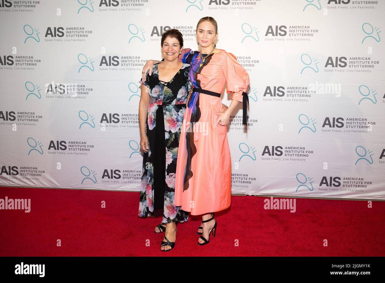 New York, USA. 11th July, 2022. Dr. Heather Grossman and Emily Blunt ...