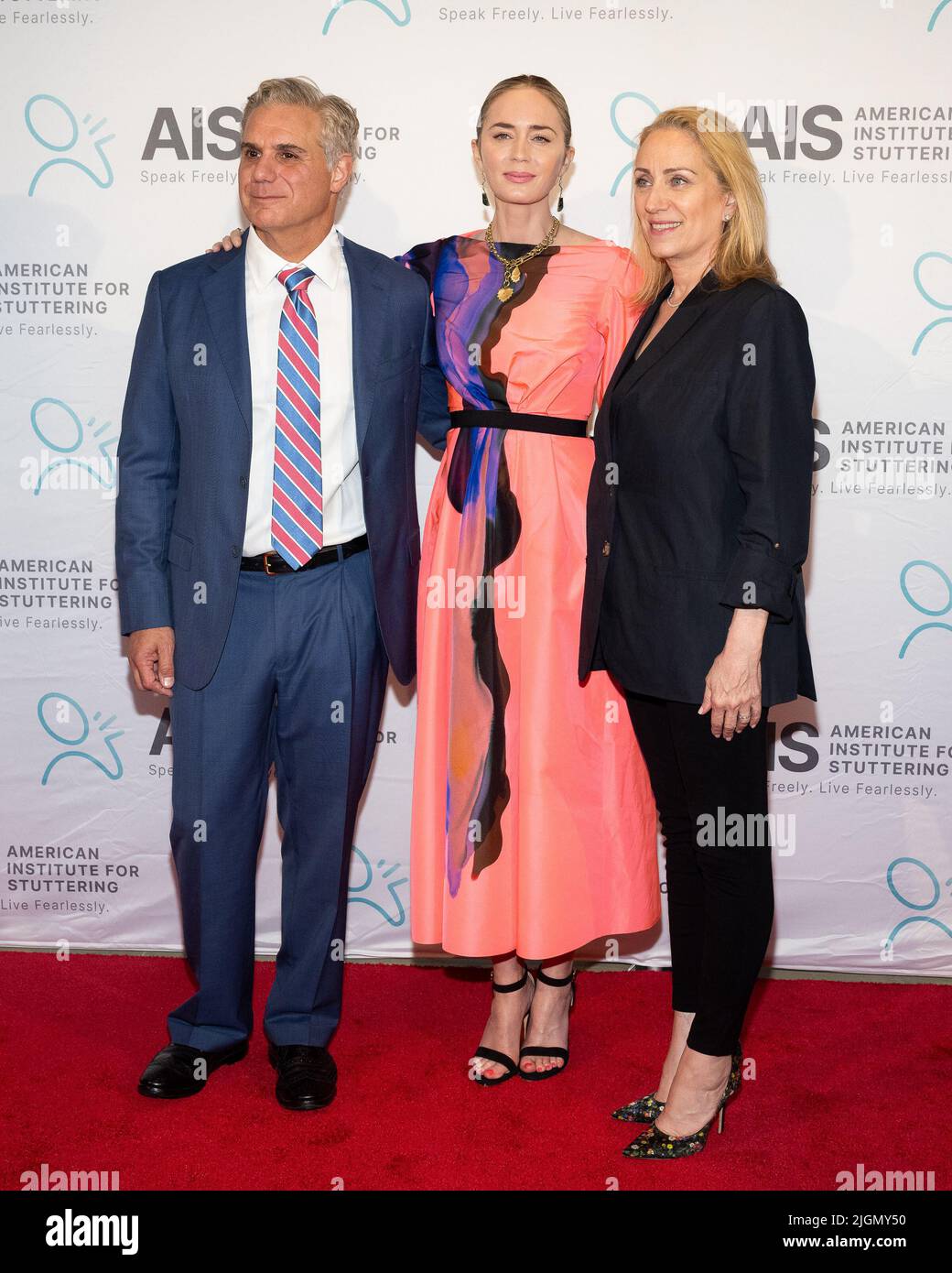 New York, USA. 11th July, 2022. (L-R) Eric Dinallo, Emily Blunt and ...