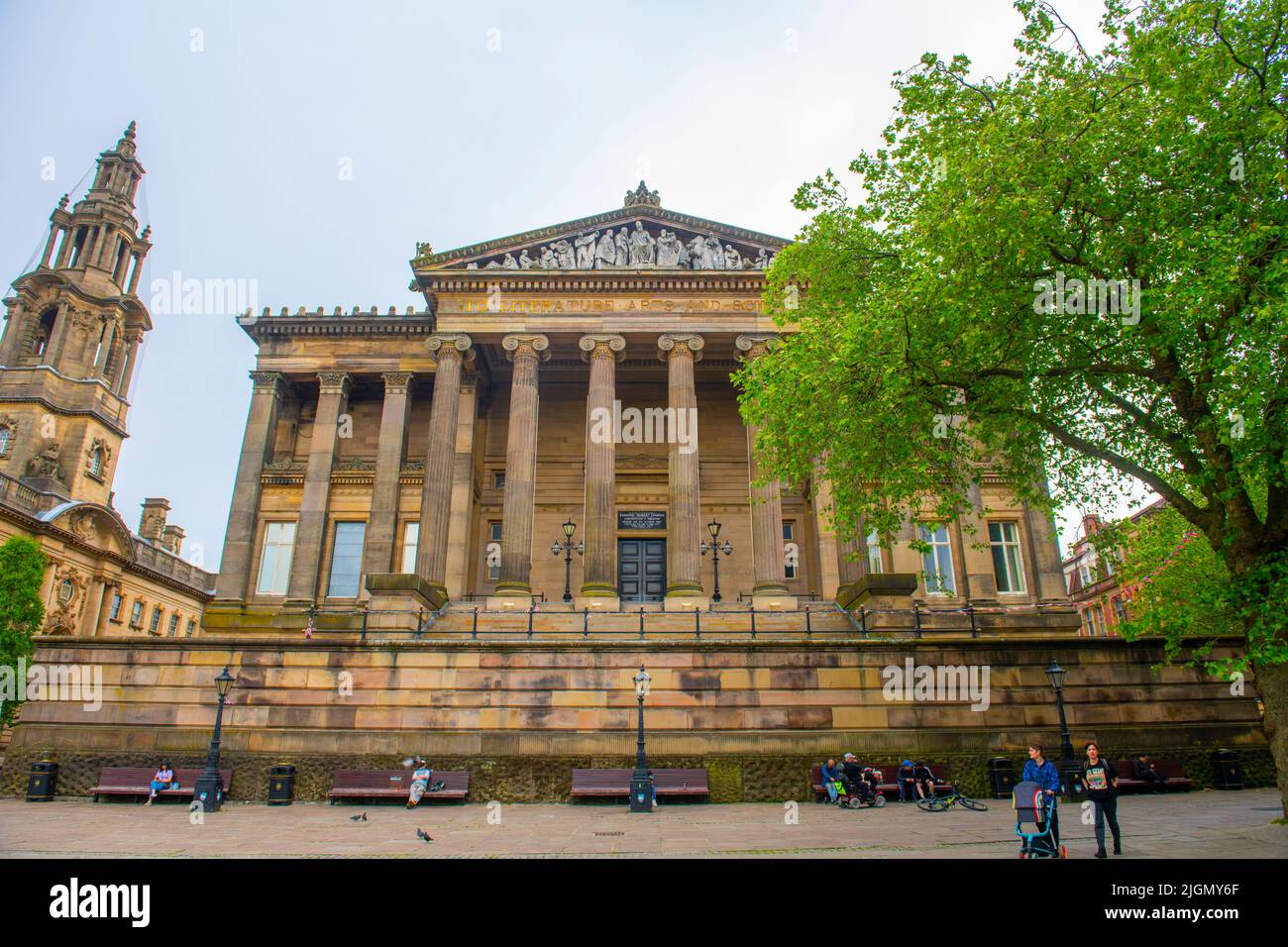 Harris Museum, Art Gallery and Library at Preston Flag Market in ...