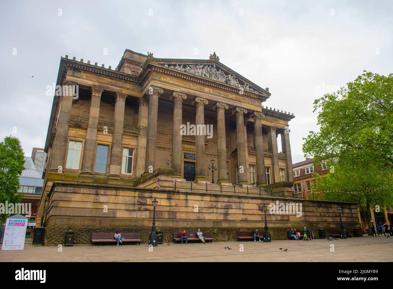 Harris Museum, Art Gallery and Library at Preston Flag Market in ...