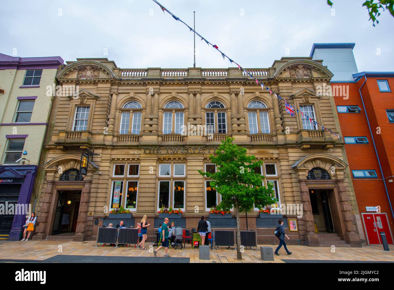 Historic commercial building at 15 Church Street in historic city ...