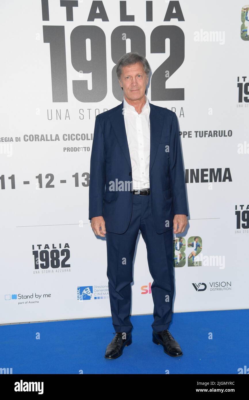 Fulvio Collovati attends the blu carpet of the movie Italia 1982 Una ...