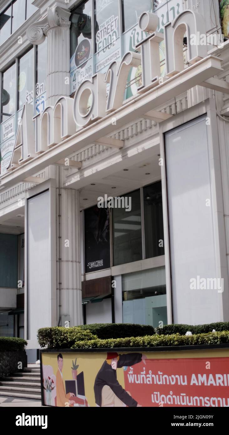Bangkok Thailand Jul12 2022 Gaysorn Amarin aka Amarin Plaza historic mall in the Ratchaprasong ...