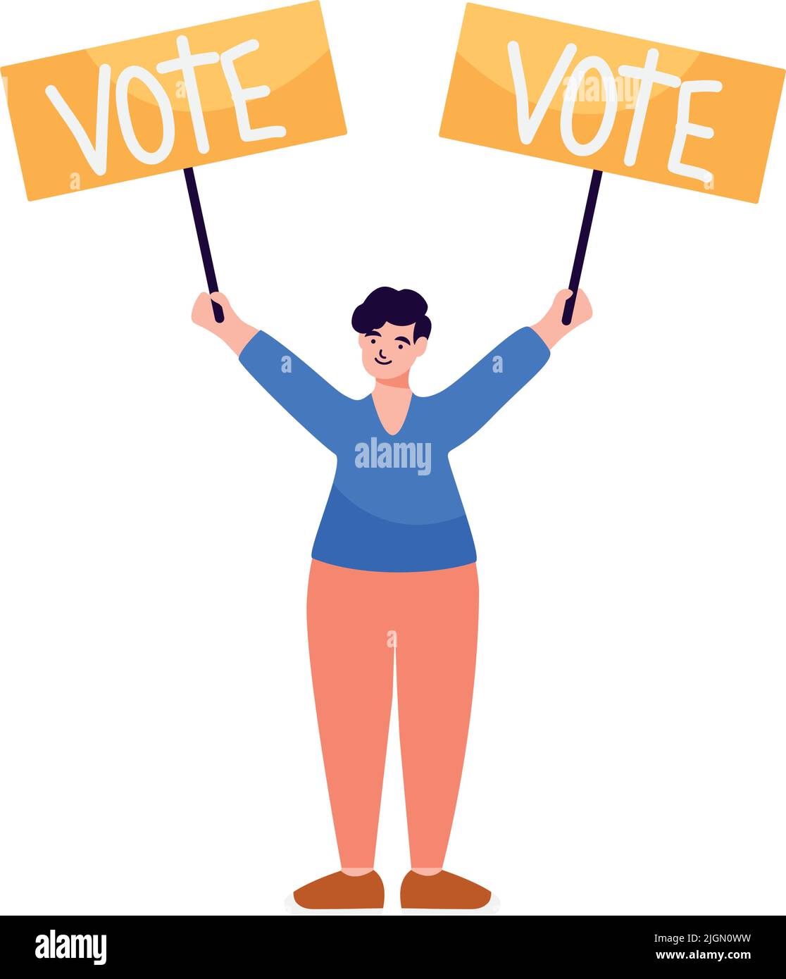 Election candidate placard Stock Vector Images - Alamy