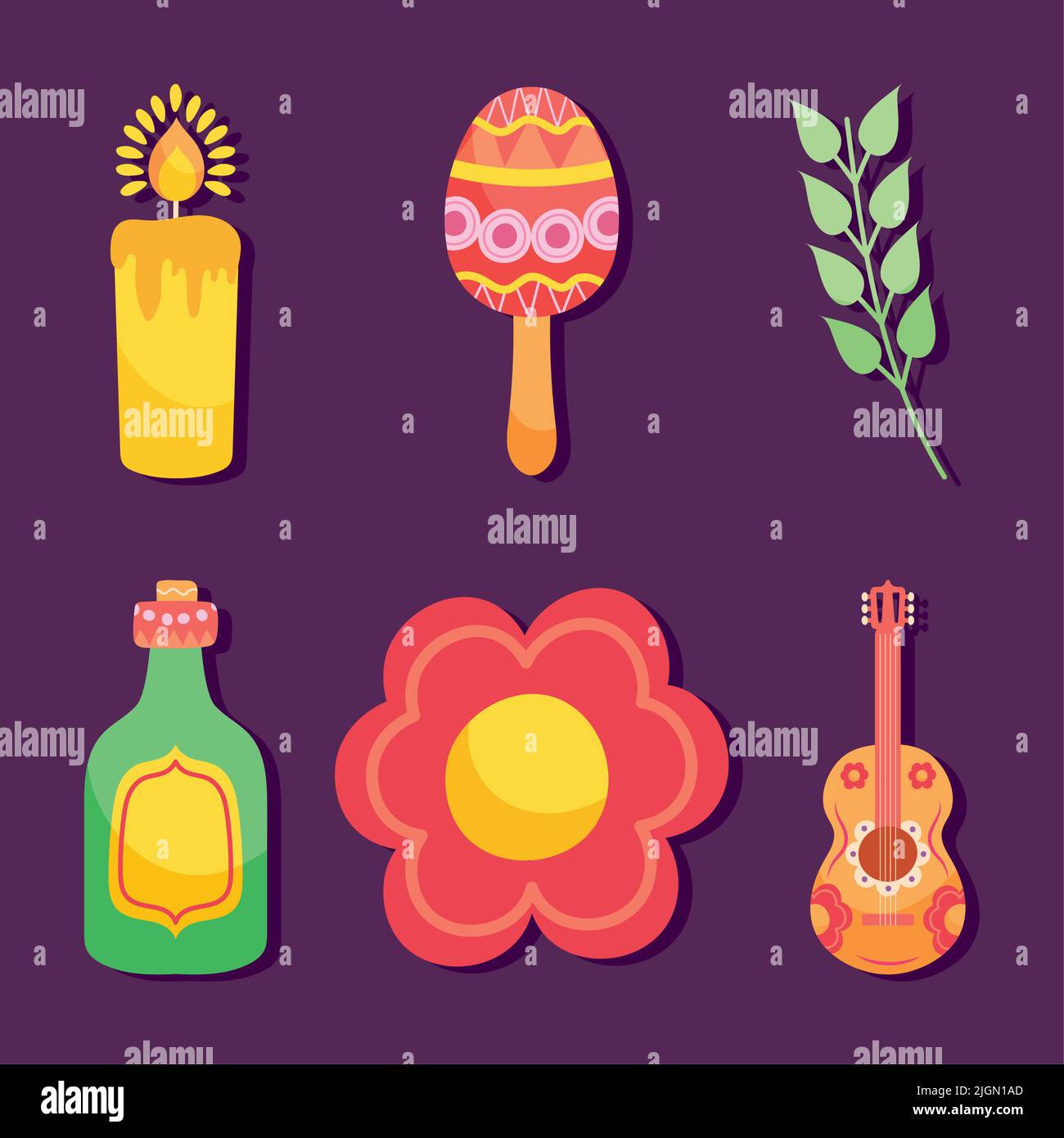 mexican icon set Stock Vector Image & Art - Alamy