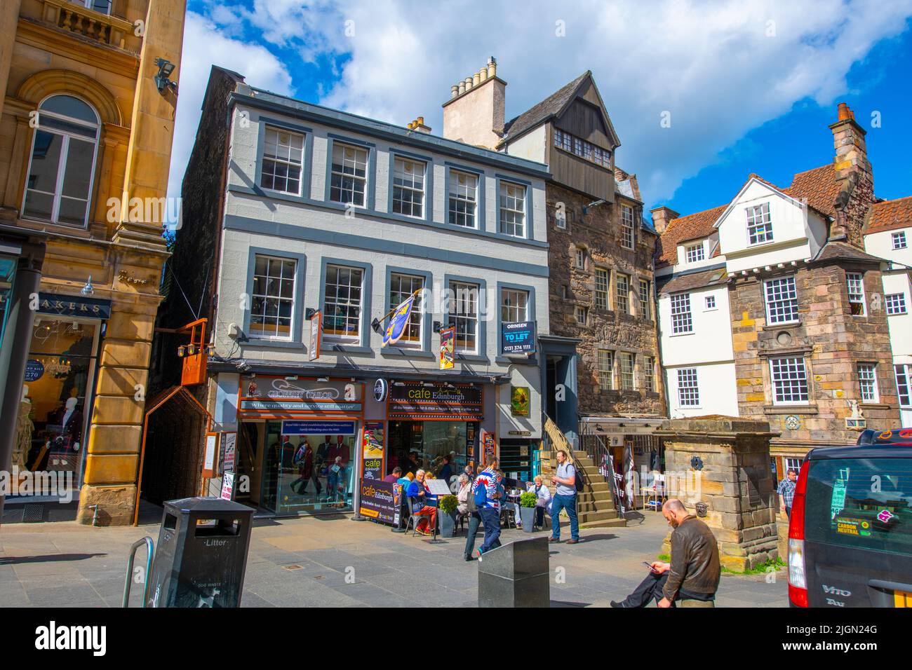 Moubray at 61 High Street on Royal Mile in Old Town Edinburgh, Scotland ...