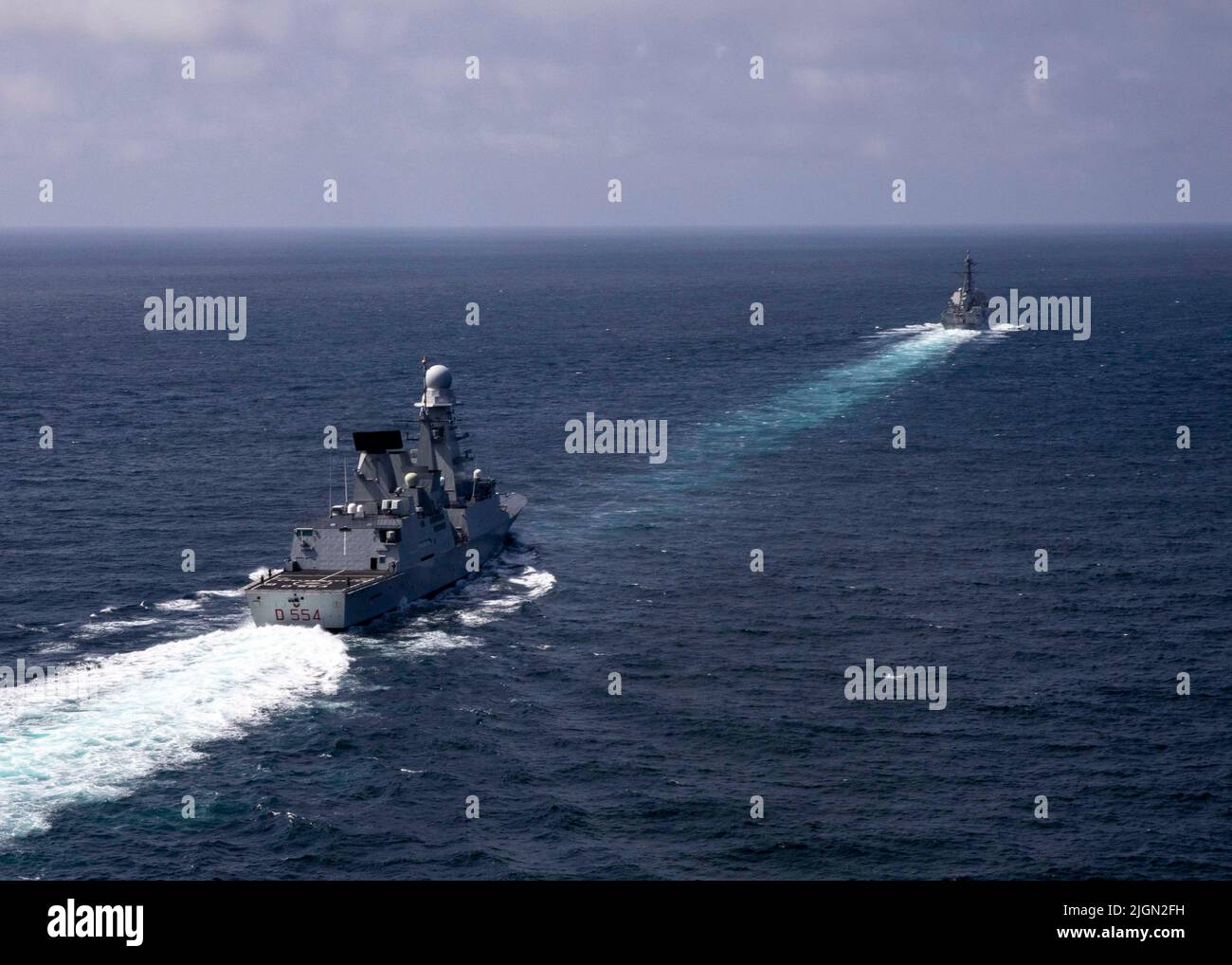220613-N-MW880-1331 The Italian navy destroyer ITS Caio Duilio (D 554 ...