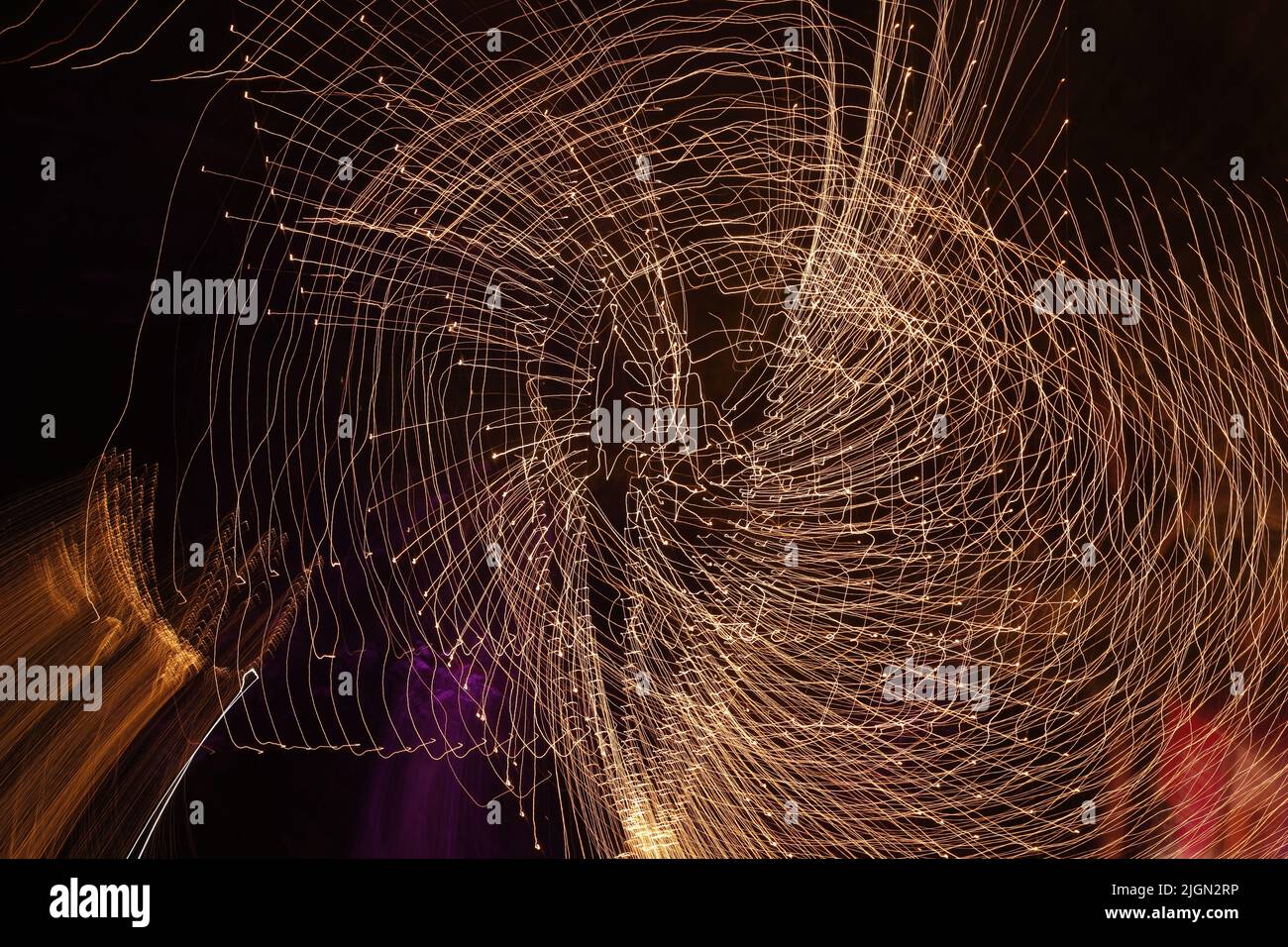 Abstract slow shutter lights Background Stock Photo - Alamy