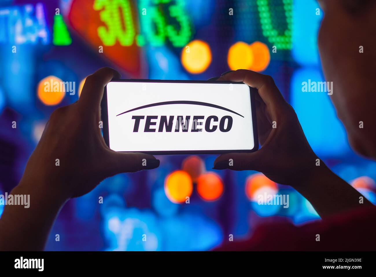 Tenneco logo hi-res stock photography and images - Alamy